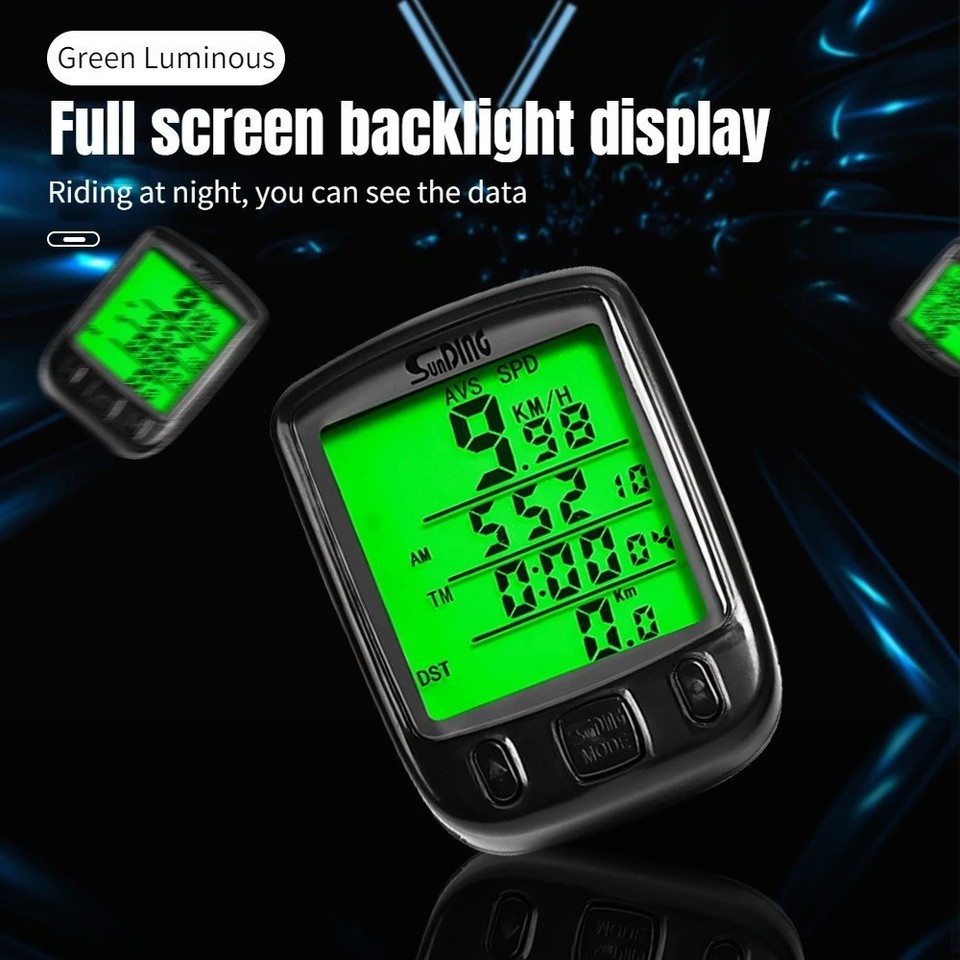 Bike Bicycle Speedometer Cycle Digital Odometer Computer Waterproof ...