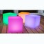 16" LED Light Cube Stools Chair w/ Remote Control RGB 16 Colors ...