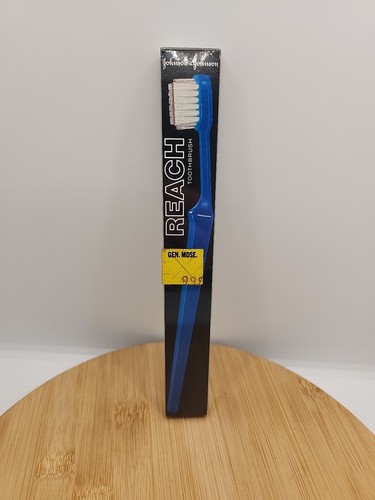 Vtg 1980’s Johnson & Johnson REACH Toothbrush COMPACT Head Soft/Firm ...
