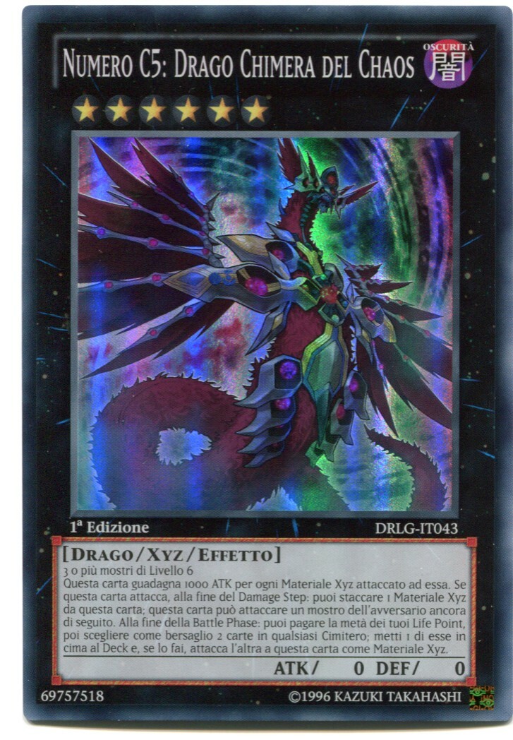 Yugioh Number 5 Des Chimera Dragon DP29] Twitter Reveal The Final