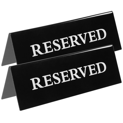 2 Pcs Reusable Sign Decorative Table Reserved Multifunctional | eBay