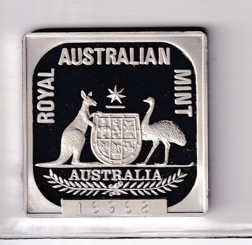AUSTRALIAN: 1991 RAM EX MASTERPIECES SET SQUARE TOKEN INGOT #PL1604 | eBay