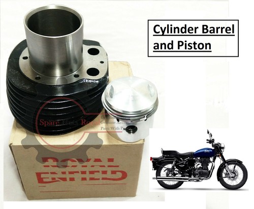 Royal Enfield "Cylinder Barrel and Piston" With Rings Fit For "Bullet ...