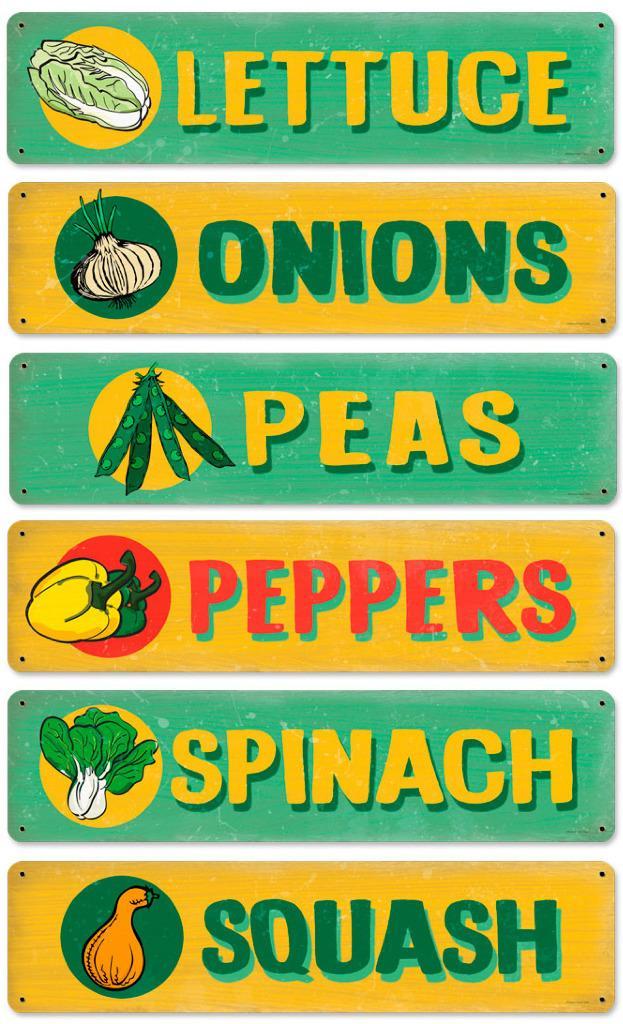 Country Garden Fresh Produce Farm Stand Metal Sign Fruit Vegetable Wall ...