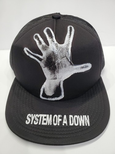 Metal Head Black Death Thrash White Hand Soad Trucker Adjustable | eBay