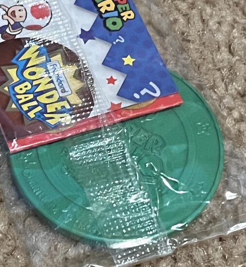 Luigi Green RARE Super Mario Wonder Ball Coin | eBay