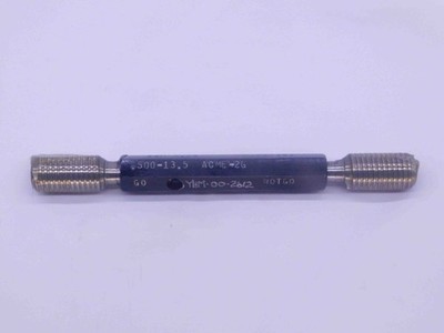 1/2 13.5 ACME 2G MODIFIED SET THREAD PLUG GAGE .5 GO NO GO PD'S = .4662 ...