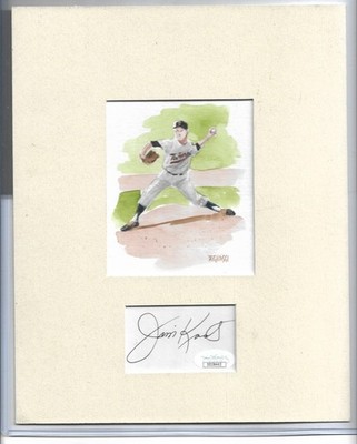 Jim Kaat signed autograph Cut Signature with Degrassi Print JSA COA ...