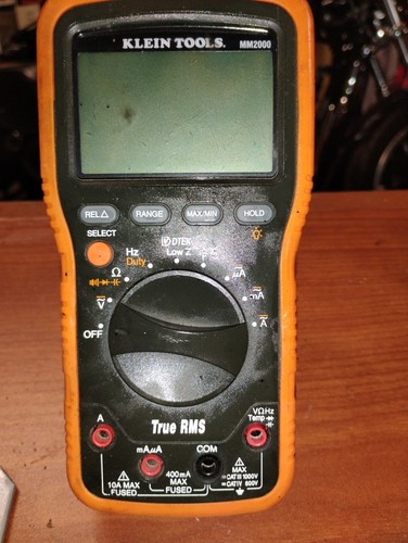 KLEIN TOOLS MM2000 TRUE RMS MULTIMETER- USED. | eBay