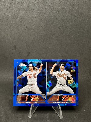 2023 Topps Chrome Update Sapphire Nick Vespi Logan Gillaspie Rookie RC ...