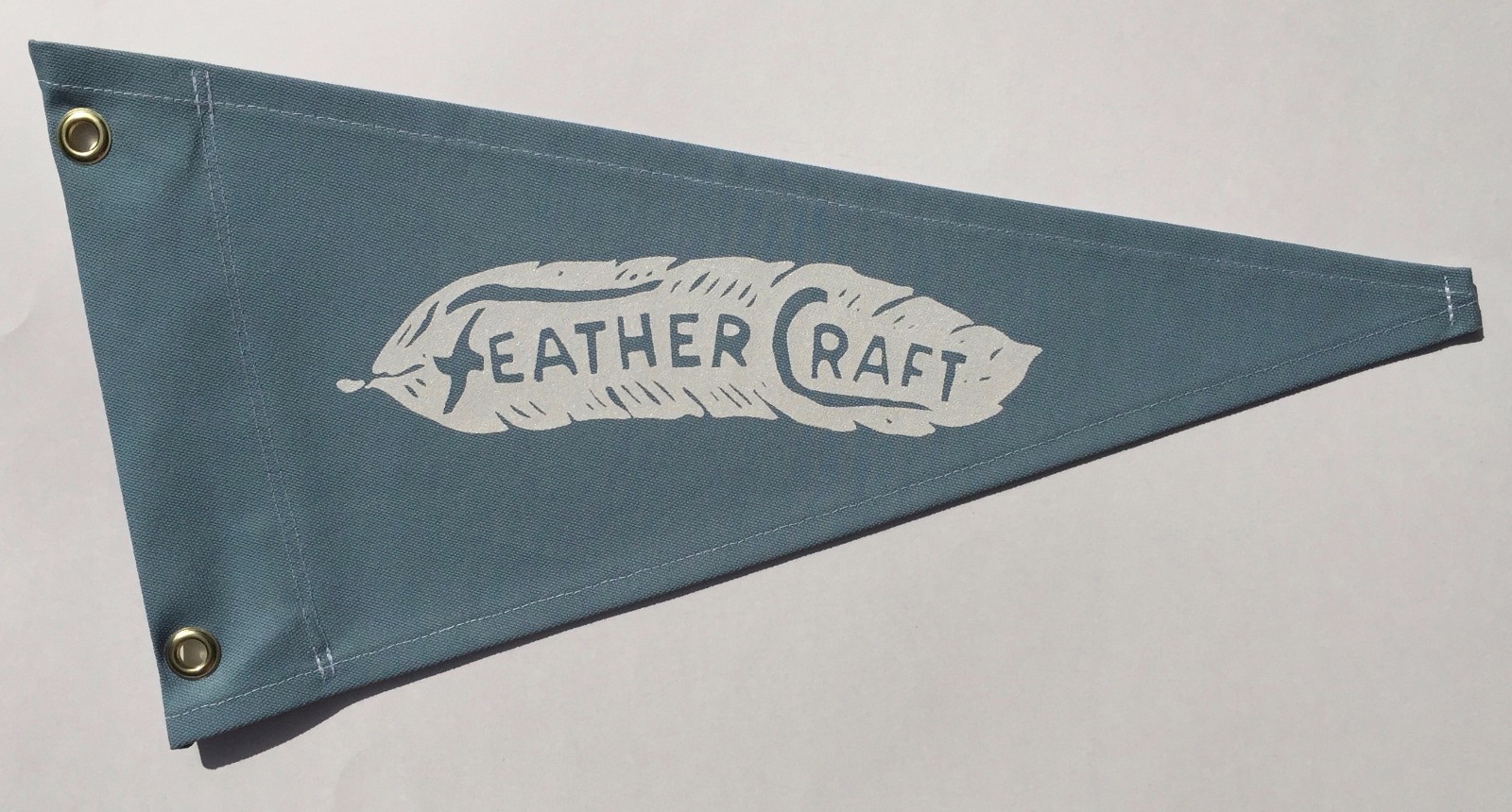 Feathercraft Vintage Style Boat Flag Pennant Nautical Feather Craft ...