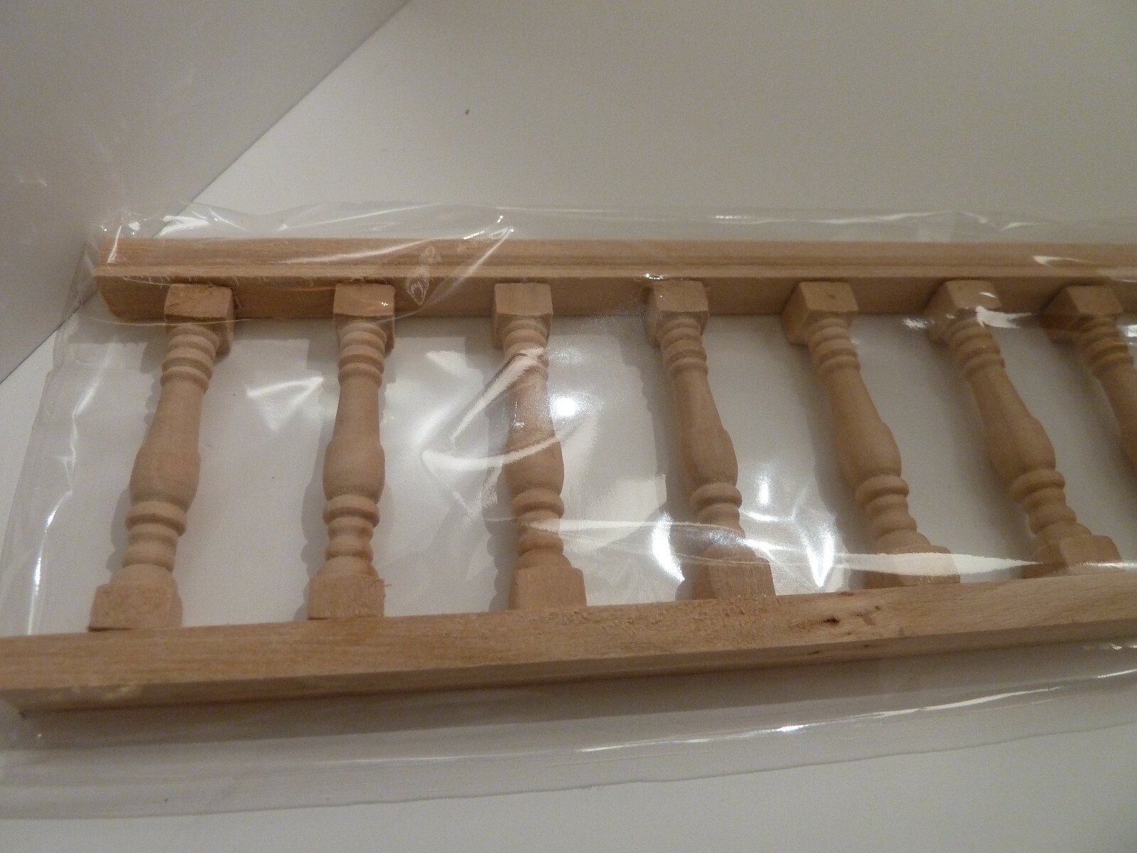 Dolls House Balustrade Unfinished DIY Building 30cm Miniature 1:12th ...