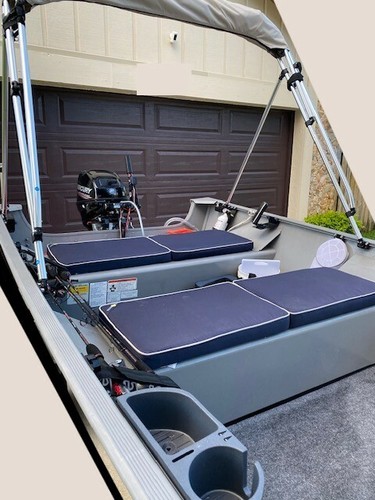 Tracker Boats "Guide V-14" Versatrack Bimini Top Brackets Custom 4 ...