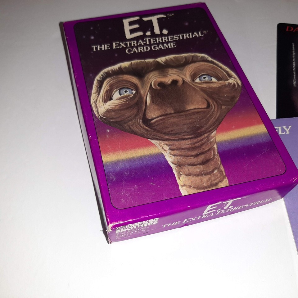 Vintage 1982 Parker Brothers E.T. The Extra Terrestrial Card Game ...