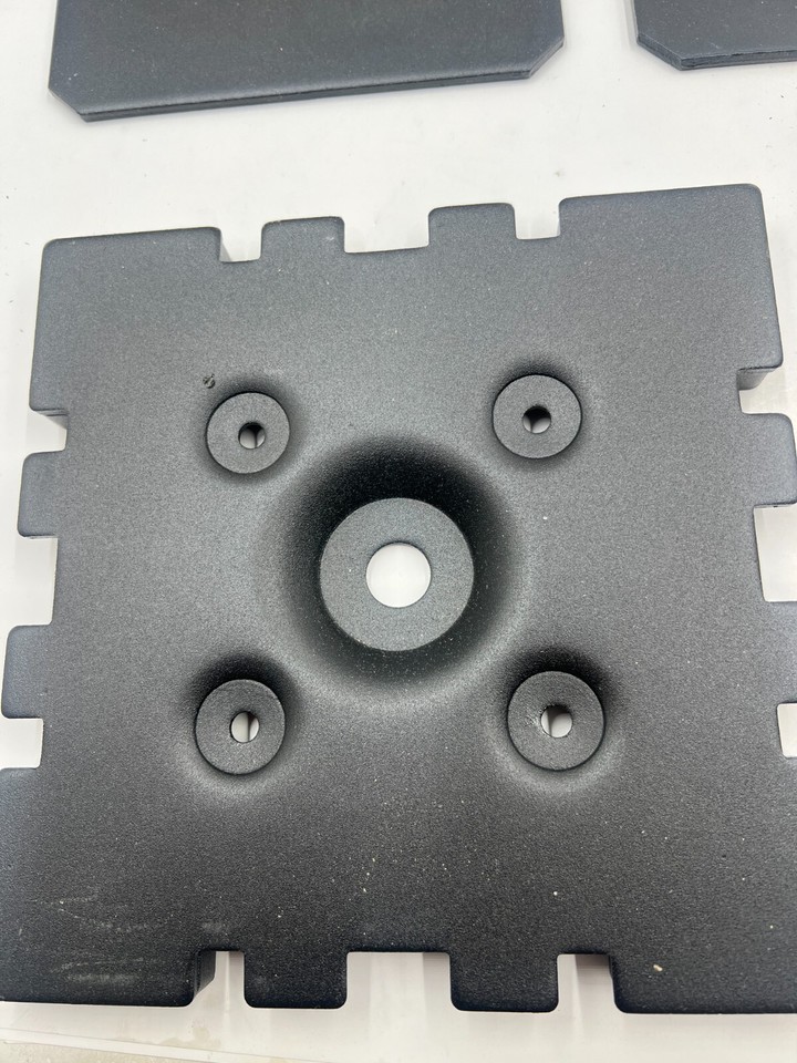 Ozco (8x8-PB-IW) Ironwood 8x8 inch Post Base Black 51709 Heavy Duty | eBay