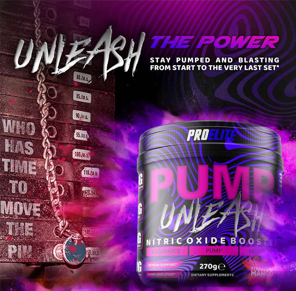 PROELITE Pump Pre Workout 30 Servings Nitric Oxide EXTREME Muscle Pump ...