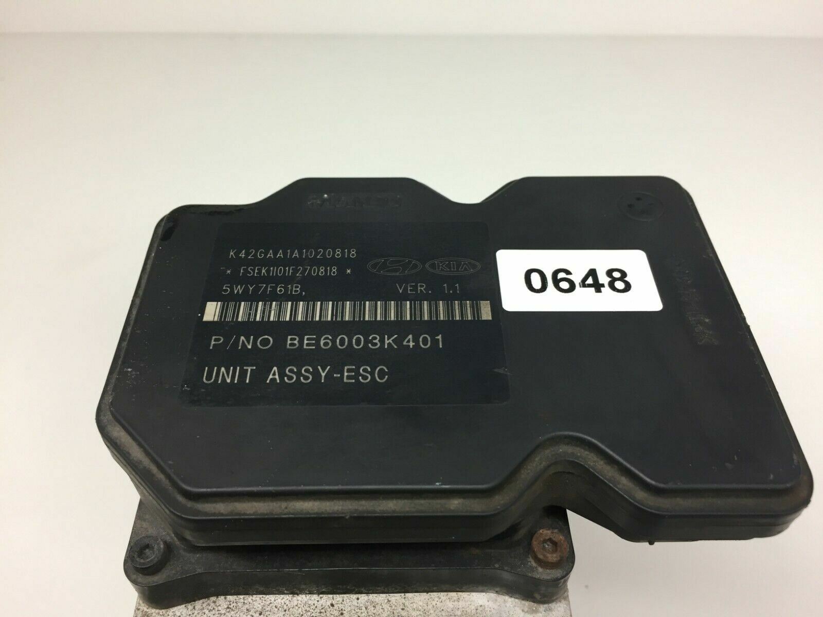 HYUNDAI i10 2014 ABS Pump and Control Module 58910-0X950 BH60113K400 ...