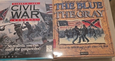 Sierra Civil War And The Blue And The Gray Double PC Game Pack SEALED ...