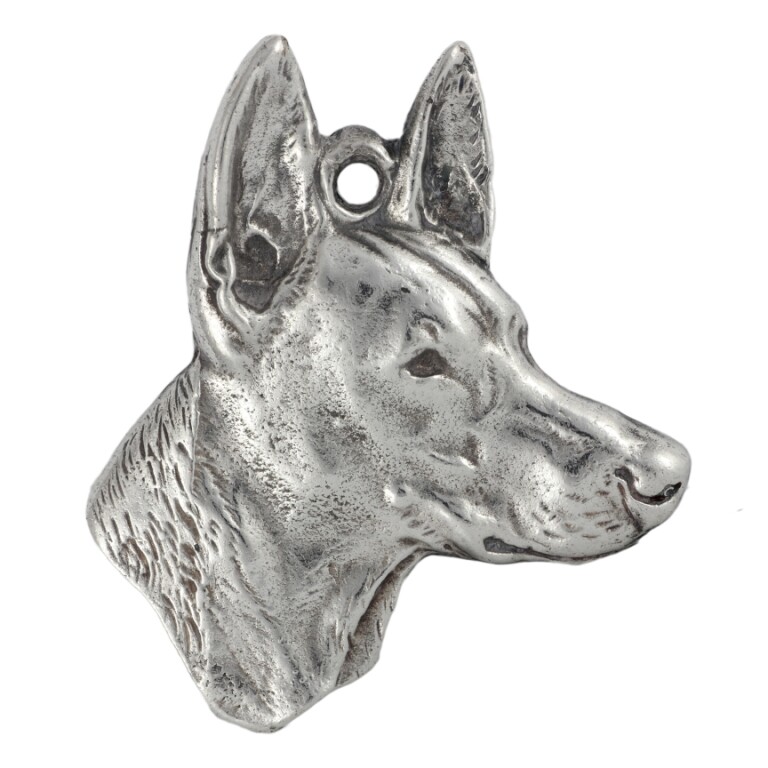 Pharaoh Hound, Kelb tal-Fenek - Necklace with dog, silver-plated ...