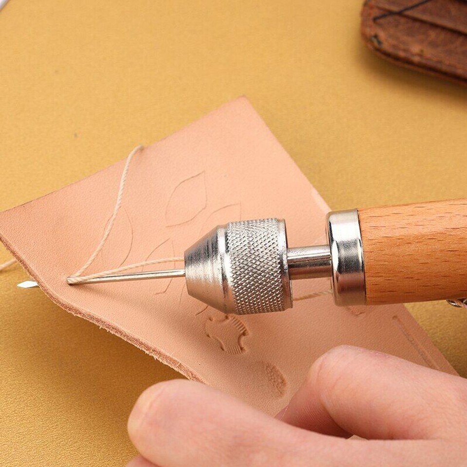 Leather Sewing Awl Thread Kit Machine Speedy Stitcher Shoes Canvas ...