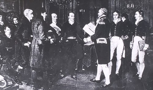 Signing The Treaty of Ghent, After A. Forestier, c1929 Magic Lantern ...