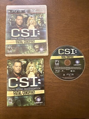 CSI: Crime Scene Investigation Fatal Conspiracy (Sony PlayStation 3 ...