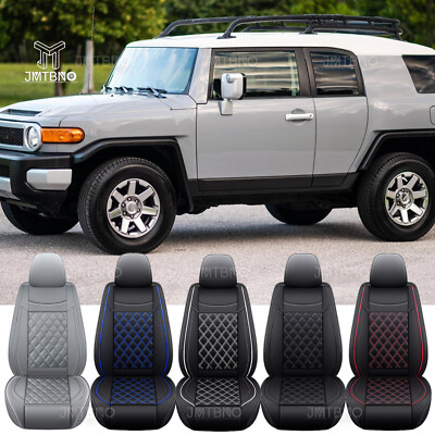 For Toyota FJ Cruiser Car Luxury Leather Seat Cover 5-Seat Front + Rear ...