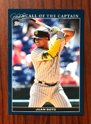 2022 Topps X Derek Jeter Call of the Captain JUAN SOTO BLUE Parallel #33 /175 | eBay