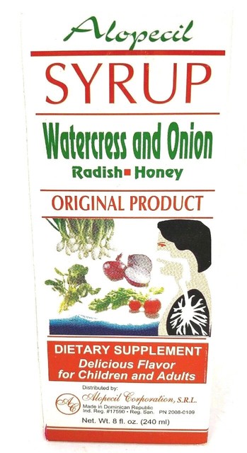 Jarabe Berro Y Cebolla Rabano 8oz for sale online | eBay