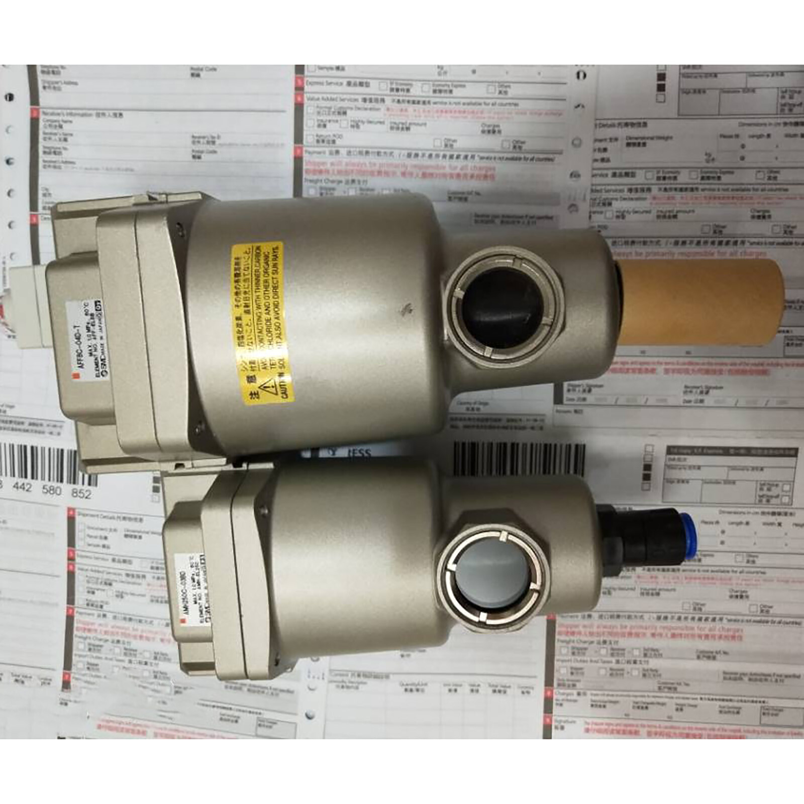 SMC AMG150-N02B Water Separator, Manual Drain, 300 L/Min, 1/4 Inch NPT ...