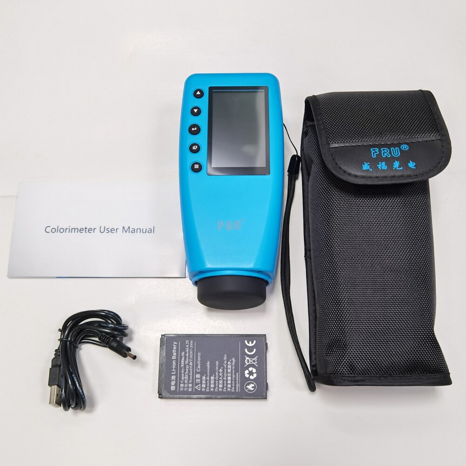 WR-10QC Portable Digital Colorimeter Color Analyzer Color Difference ...