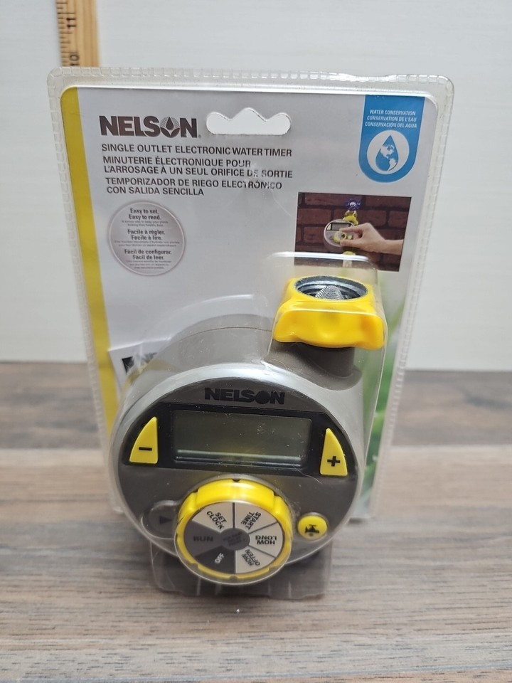 Nelson Single Outlet Electronic Programmable Water Timer 856674-1001 | eBay