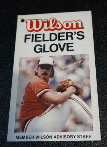Wilson Fielder's Glove Tag - Michael Flanagan | eBay