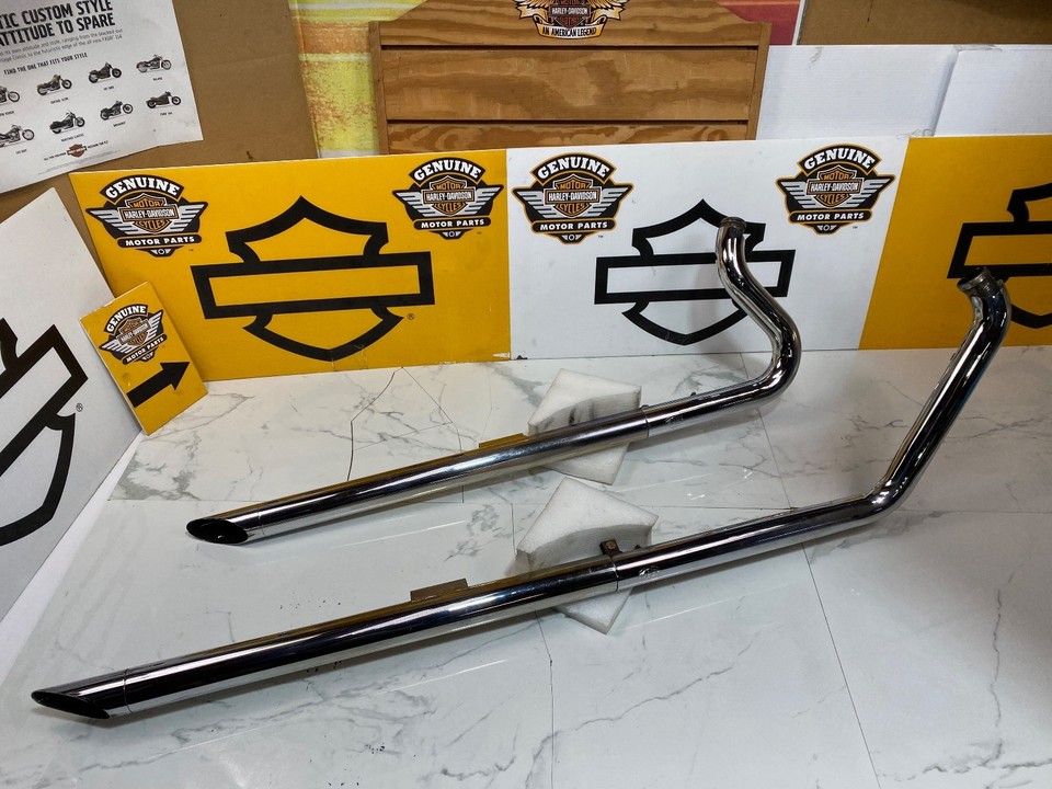 Vance And Hines 85-06 Harley Softail Straight Long Shots Exhaust Big ...