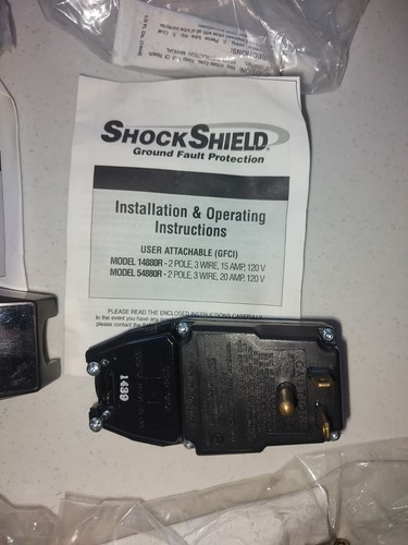 5- TRC Shock Shield Portable GFCI Plug Adapter – Electrical Safety ...