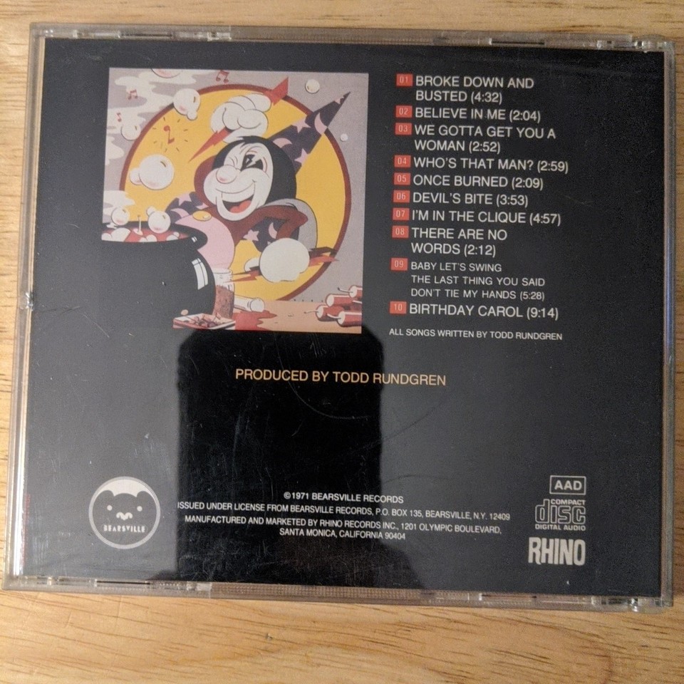 Runt by Rundgren, Todd (CD, 1990) 81227086220| eBay