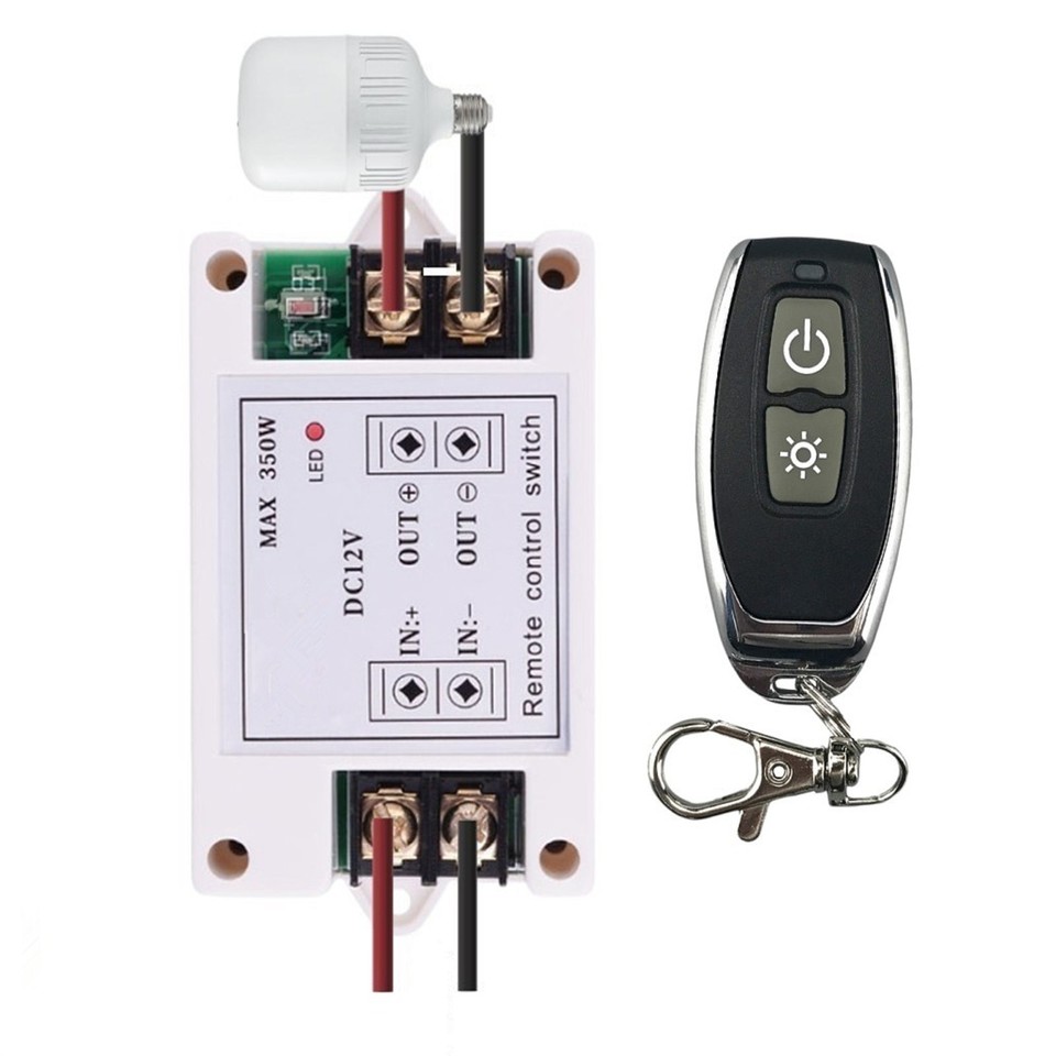 High Power Remote Control Switch Wireless Receiver With 433mhz Remote ...