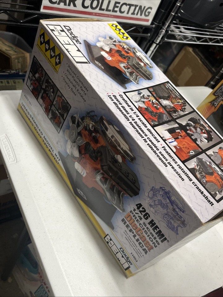 HAWK 1/4 SCALE 426 HEMI ENGINE MODEL FACTORY SEALED KIT! CIRCA 2006 ...