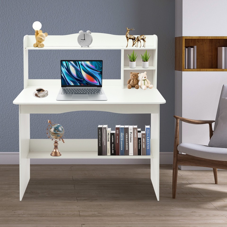 39.37 inch MDF Gaming Desk Computer Table Gamer Desk Home Office Desks ...