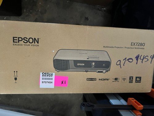 Epson Pro EX7280 3LCD WXGA Projector - White for sale online | eBay