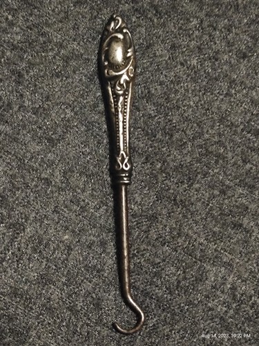 Antique Button Boot Hook Corset Lace Puller - Gem