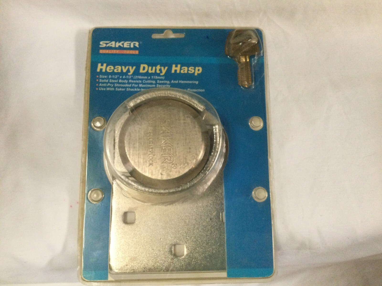 Saker Heavy Duty Steel Hasp Lock 2000CC-K - NEW IN PACKAGE | eBay
