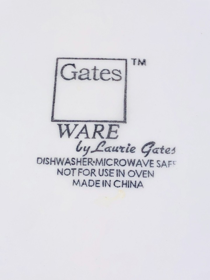 Laurie Gates Ware Retro 1970s Style Flower Pattern Large Serving Bowl ...