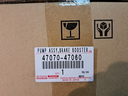 47070-47060 Toyota Pump ASSY Brake Booster 4707047060 for sale online ...