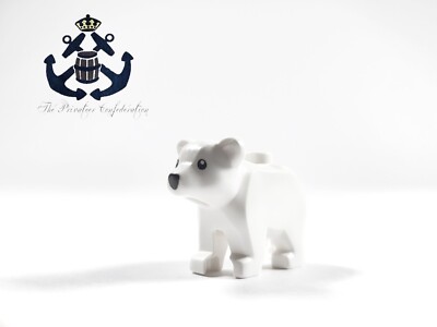 LEGO Arctic City Animal Minifigure White Polar Bear Baby Cub 3381pb01 ...