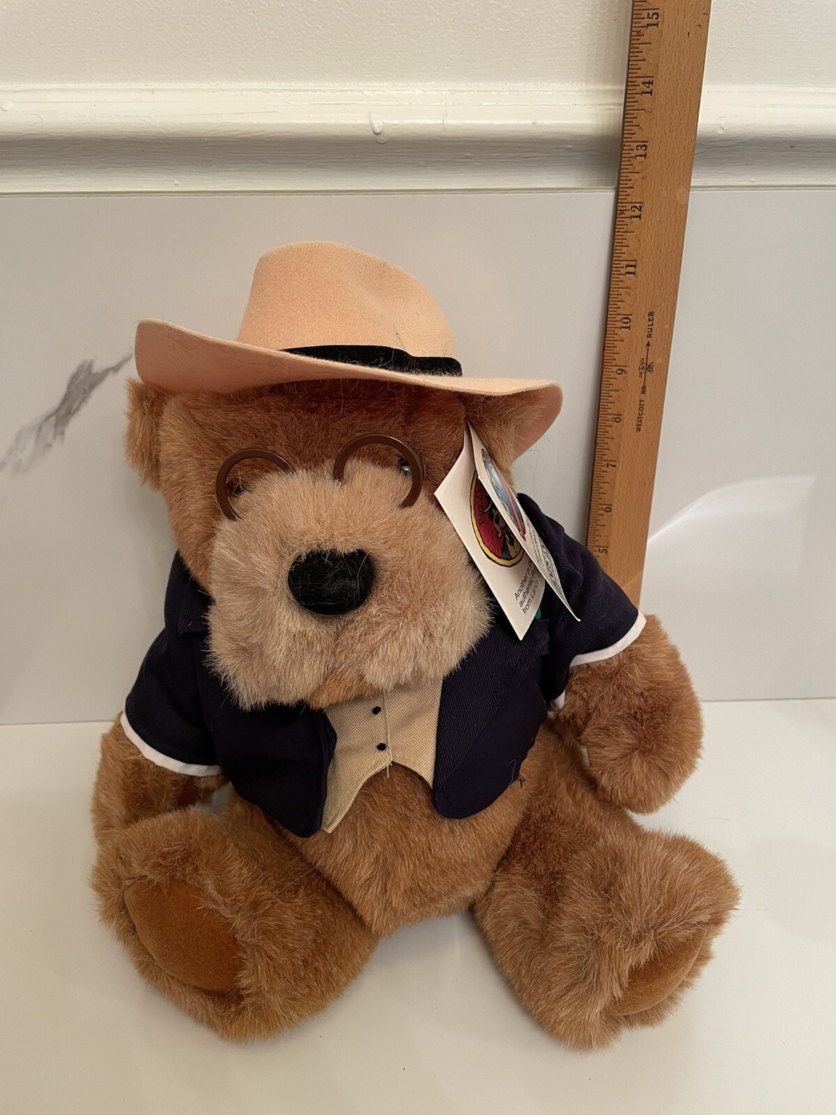 Vintage Lands' End Gund Plush Rugby Teddy Bear Big Daddy 1992 Limited ...