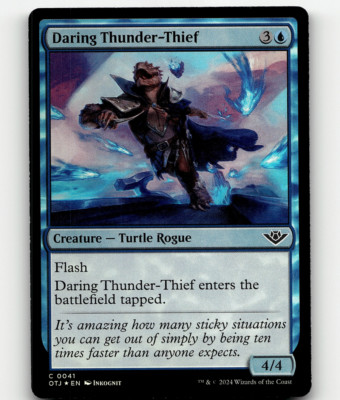 FOIL - MTG Daring Thunder-Thief 41 - Outlaws of Thunder Junction | eBay