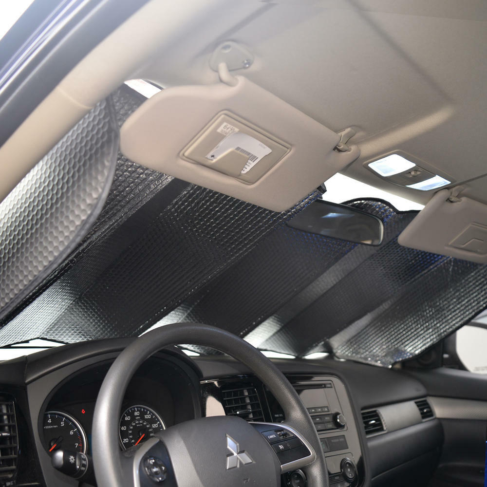 Motor Trend Reversible Folding Car Auto Sun Shade + 2 Side Window Sun ...