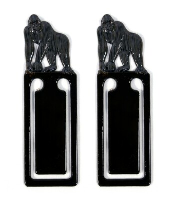 Hand Painted Gorilla Bookmarks (Set of 2) A869G | eBay