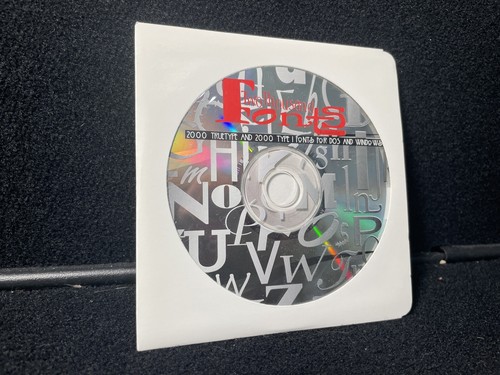 Two Thousand Fonts Fantazia Concepts 1994 CD-ROM | eBay
